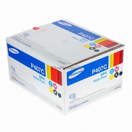 삼성전자 정품 CLT-P407C (4팩) : (주)코브텍
